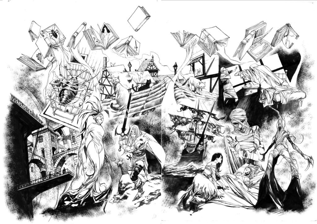 Original Art Vampirella - Avalon Comic Art